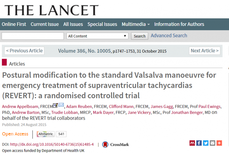 Étude REVERT | Docs d'urgence